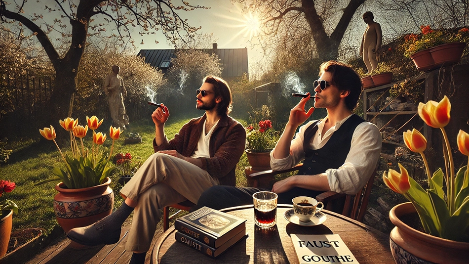 Über den Einzug des Frühlings, Dr. Heinrich Faust und die Kraft, die ...